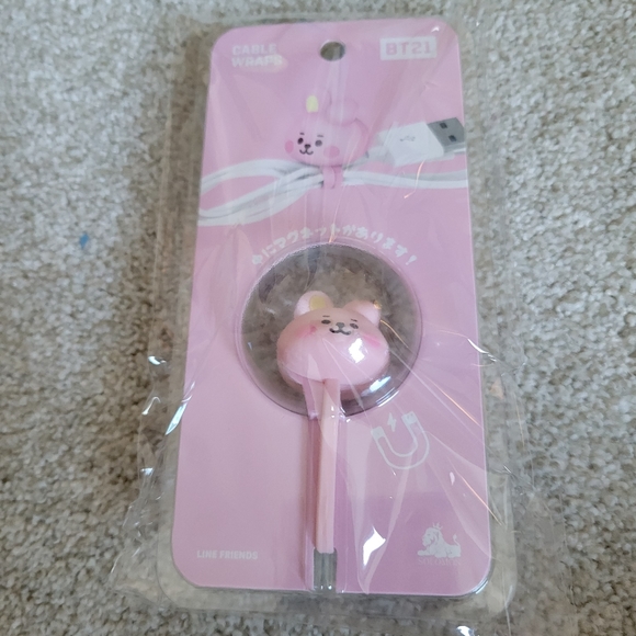 bt21 | Other | Bts Bt2 Cute Cable Wrap | Poshmark